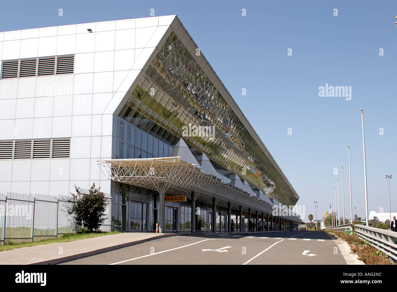 Bole International airport building exterior main entrance Addis Ababa ...