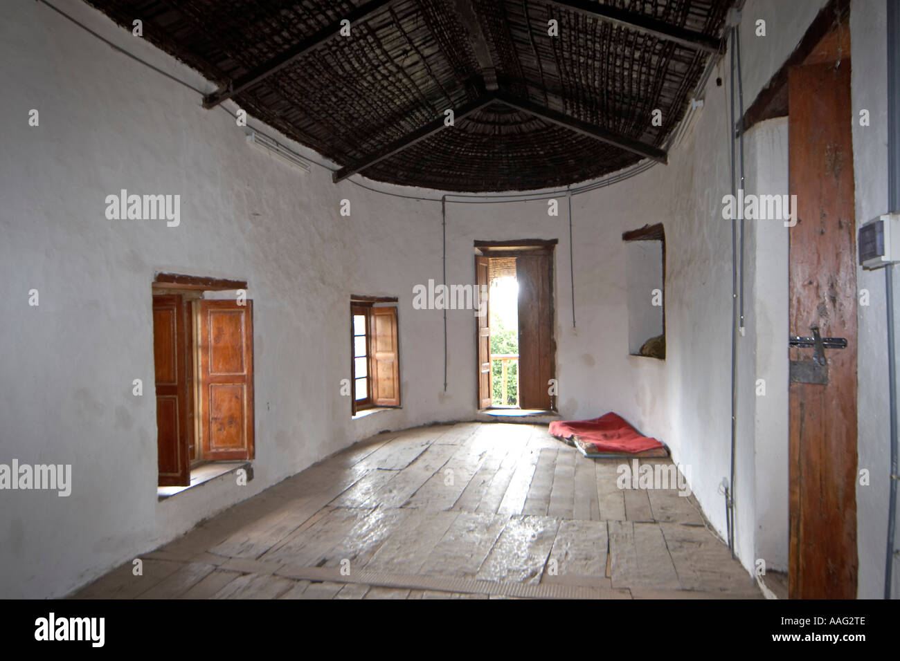 Guest house interior of Emperor Menelik s old Palace in Entoto hills ...