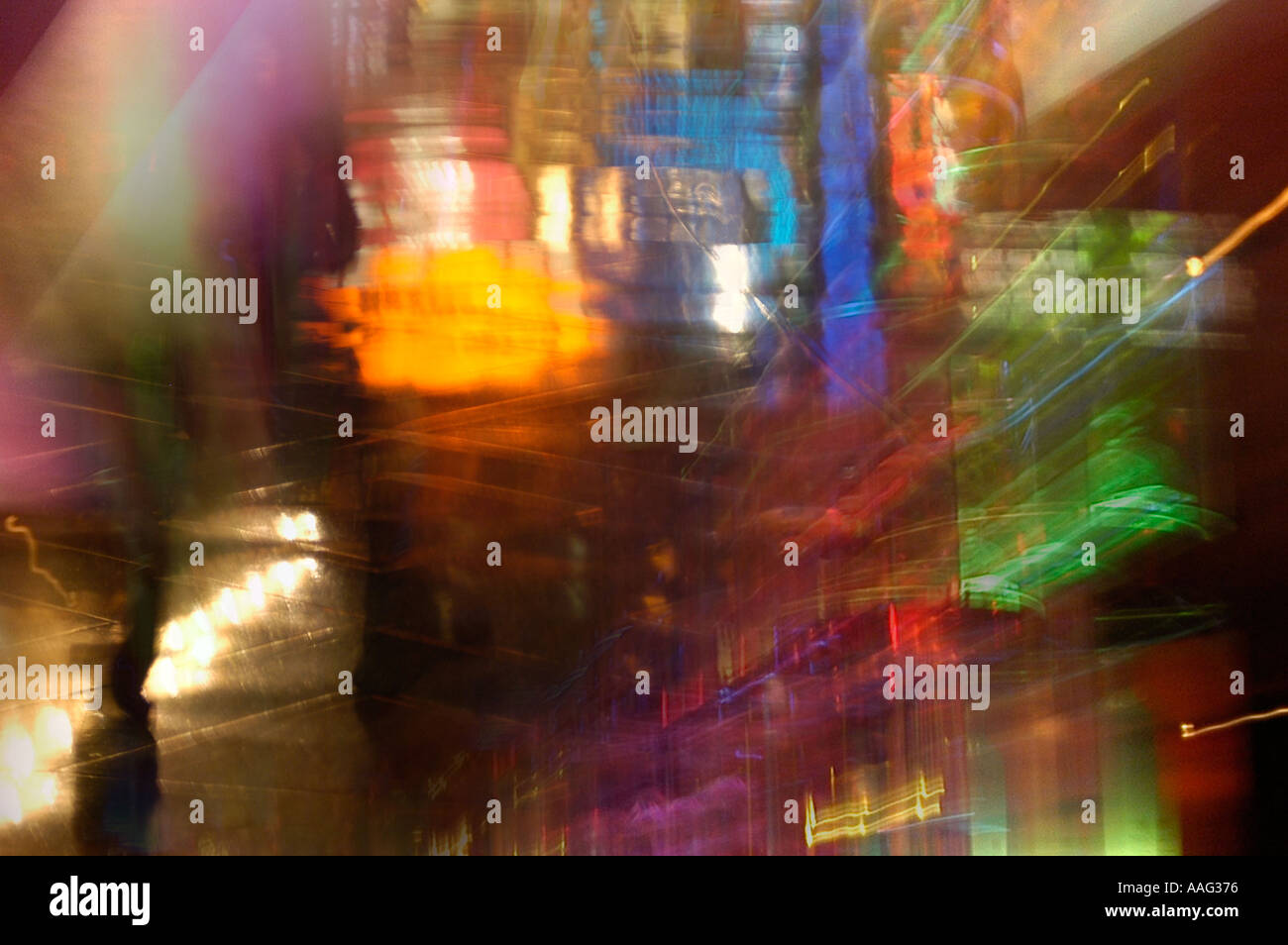Abstract of a person walking Stock Photo - Alamy