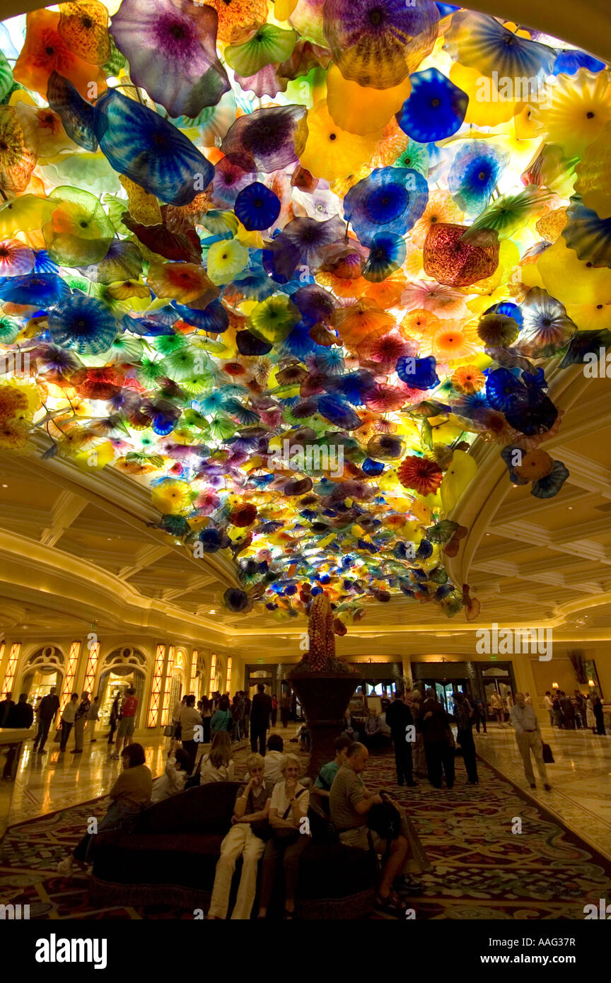 Bellagio hotel lobby ceiling hi-res stock photography and images - Alamy