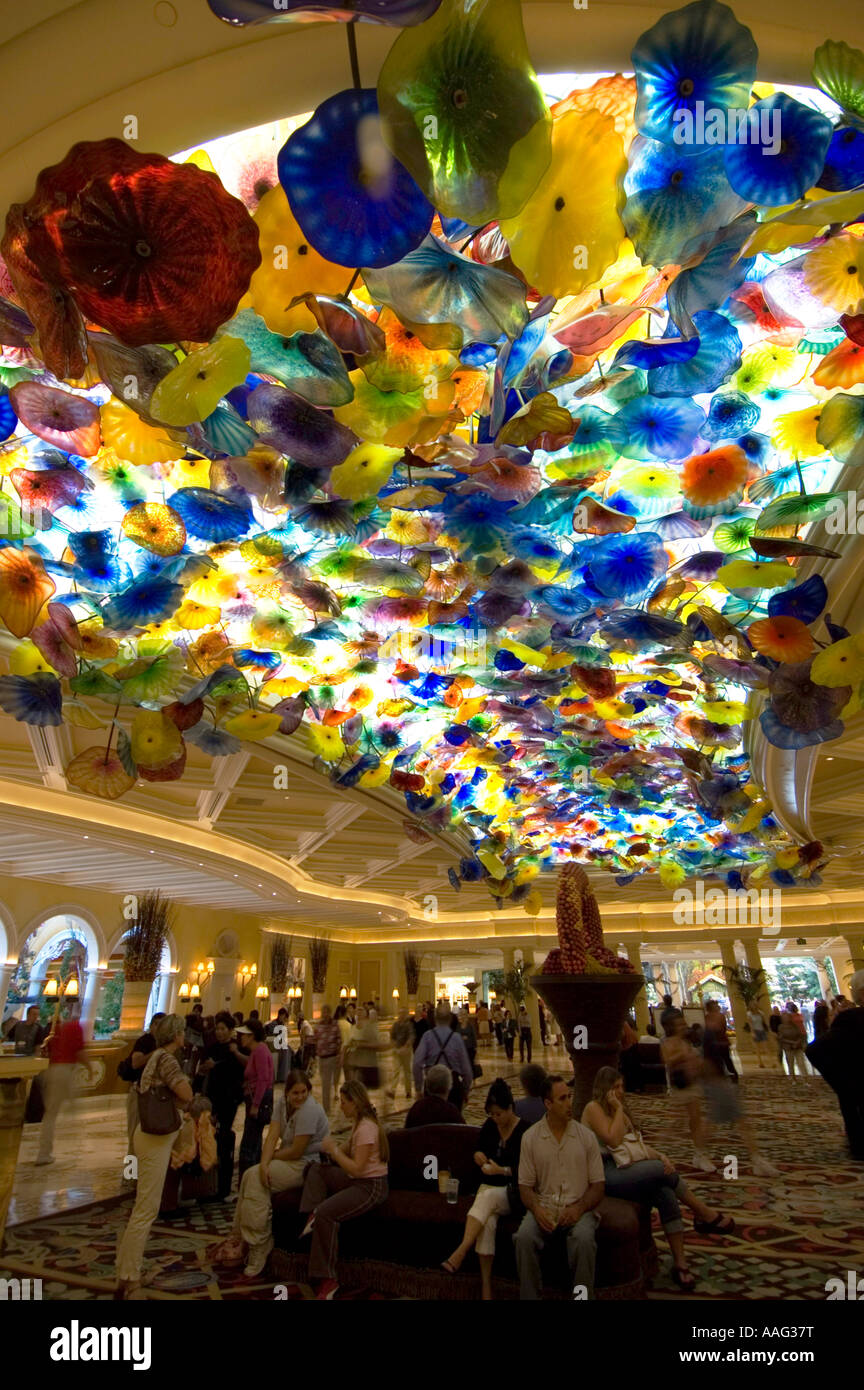 Bellagio hotel lobby ceiling hi-res stock photography and images - Alamy