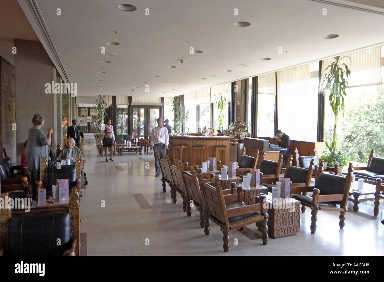 Hilton Hotel bar Addis Ababa Ethiopia Africa Stock Photo - Alamy