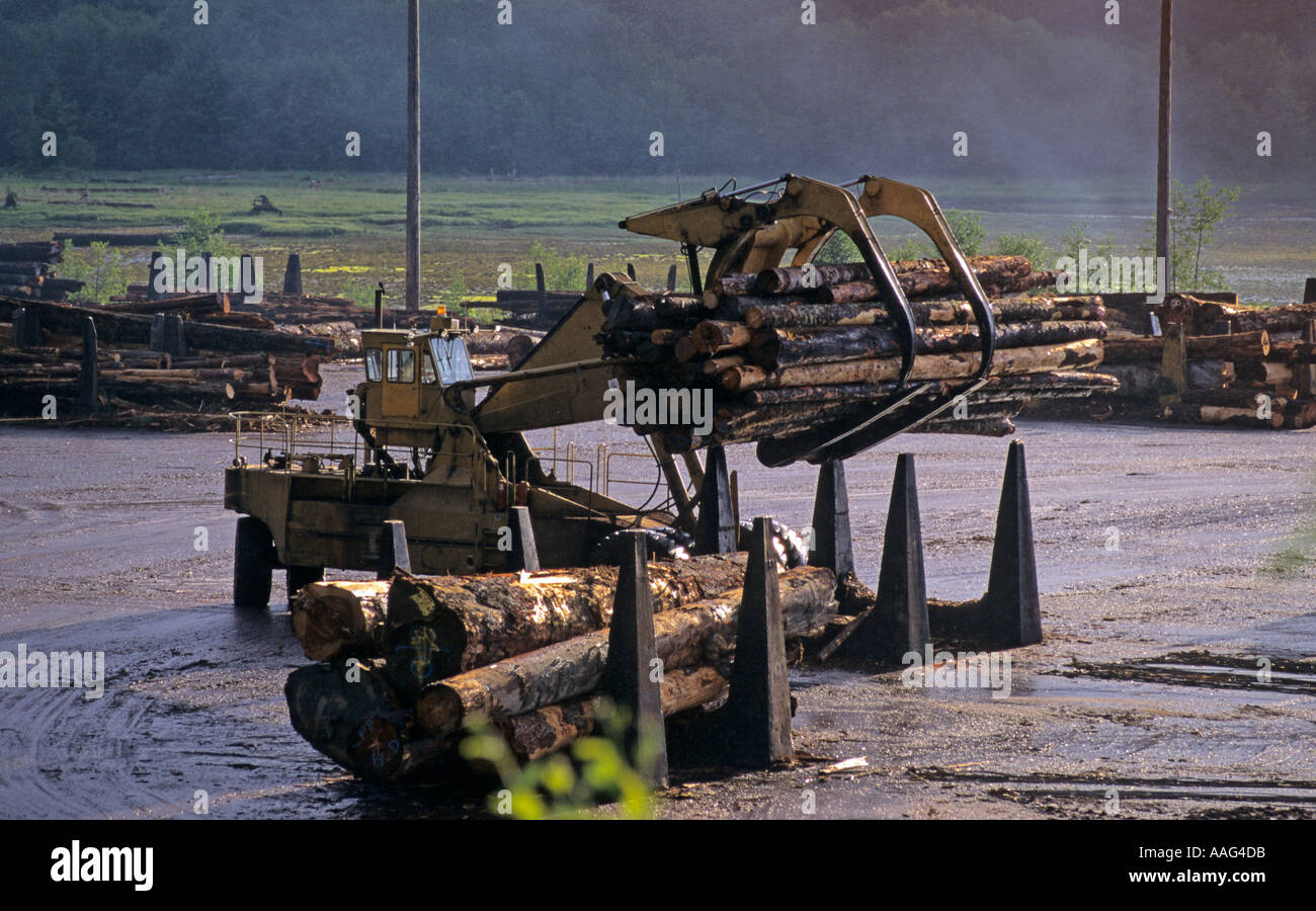 Log handling hi-res stock photography and images - Alamy