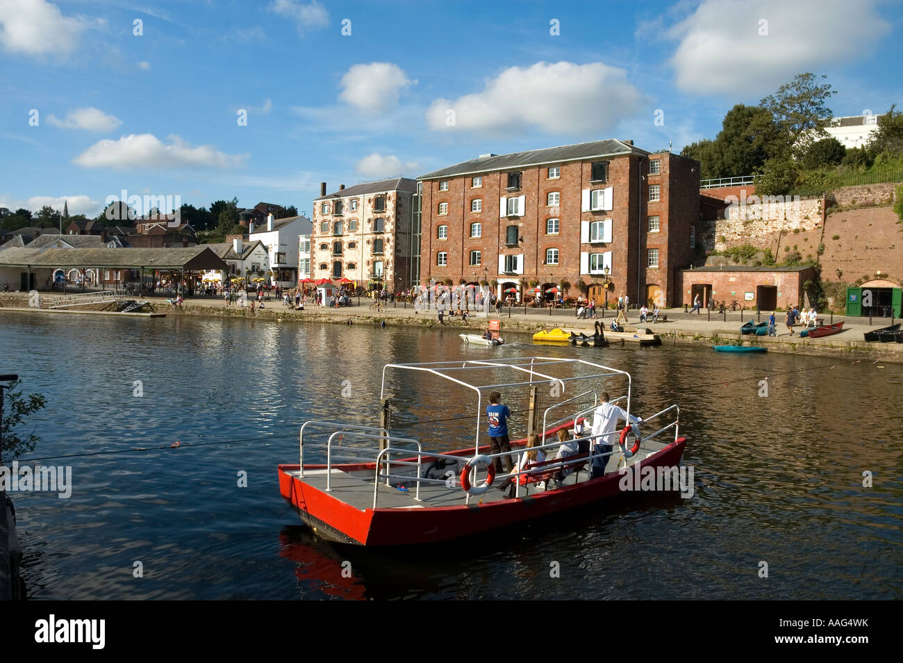 Exeter Quay Exeter Devon GB Stock Photo - Alamy
