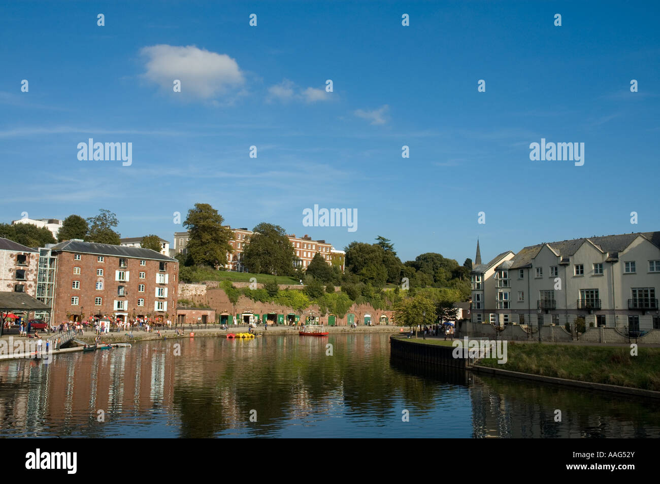 Exeter Quay Exeter Devon GB Stock Photo - Alamy
