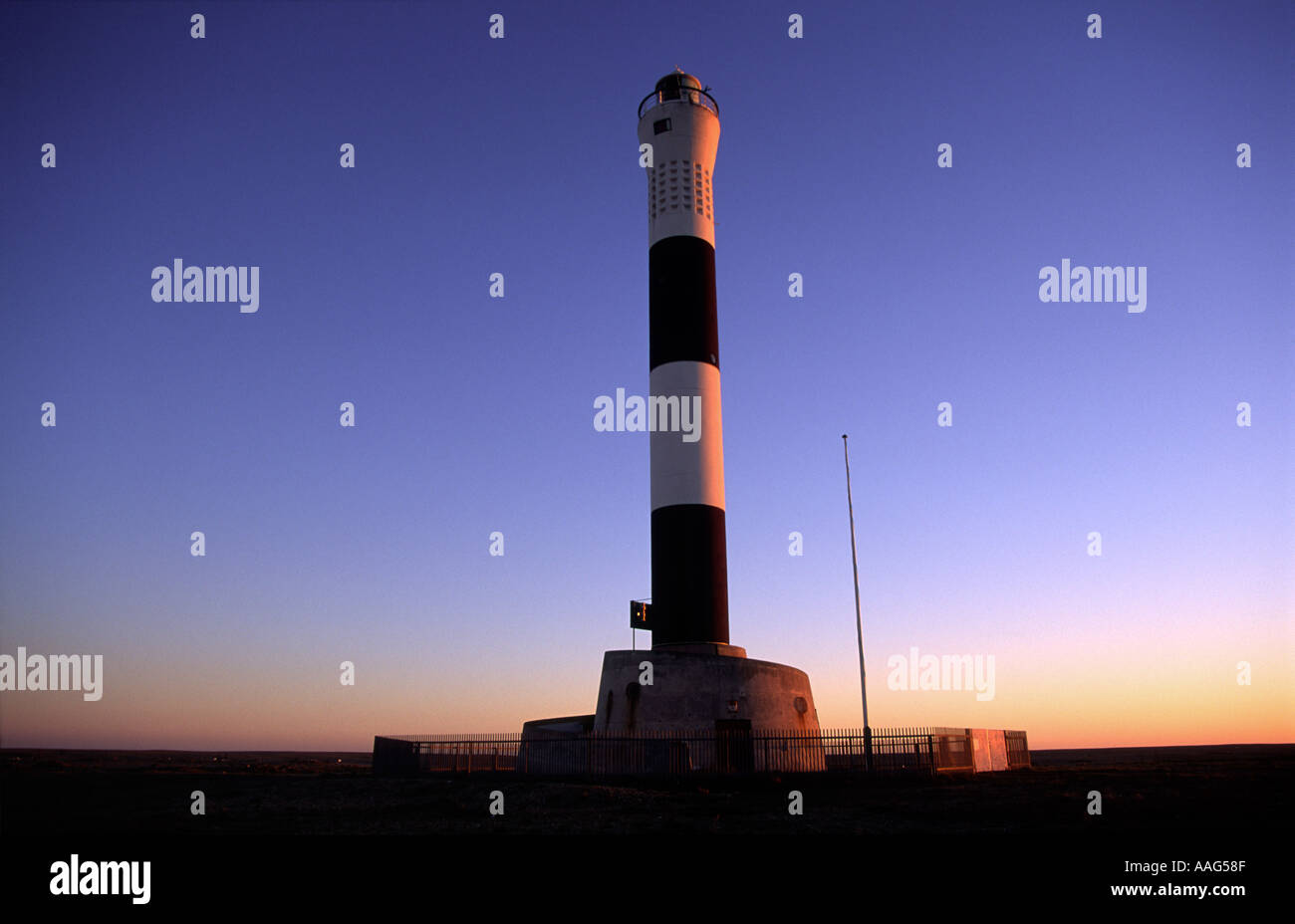 The New Lighthouse Dungeness Kent UK Stock Photo - Alamy