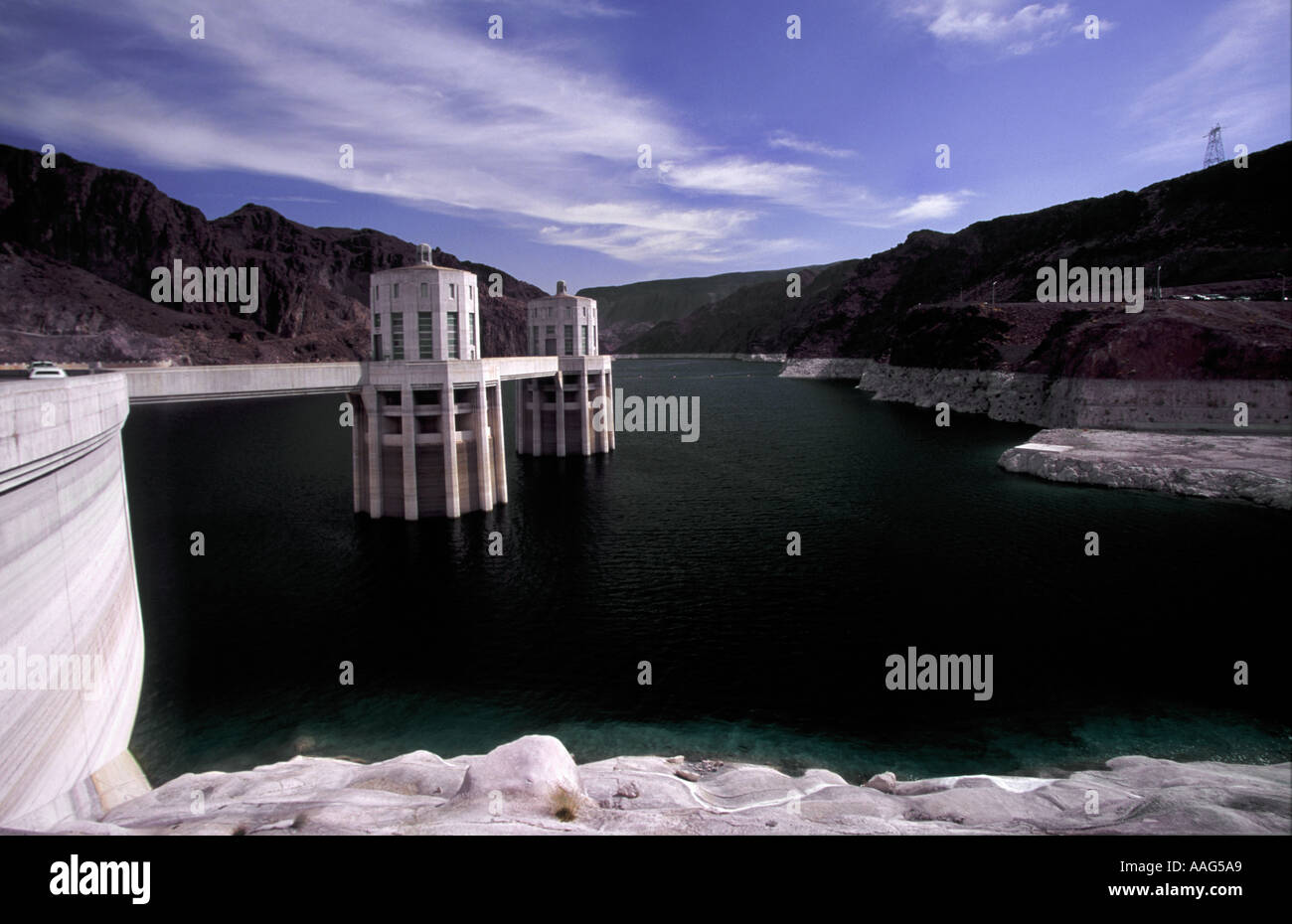 State Line Hoover Dam High Resolution Stock Photography and Images - Alamy