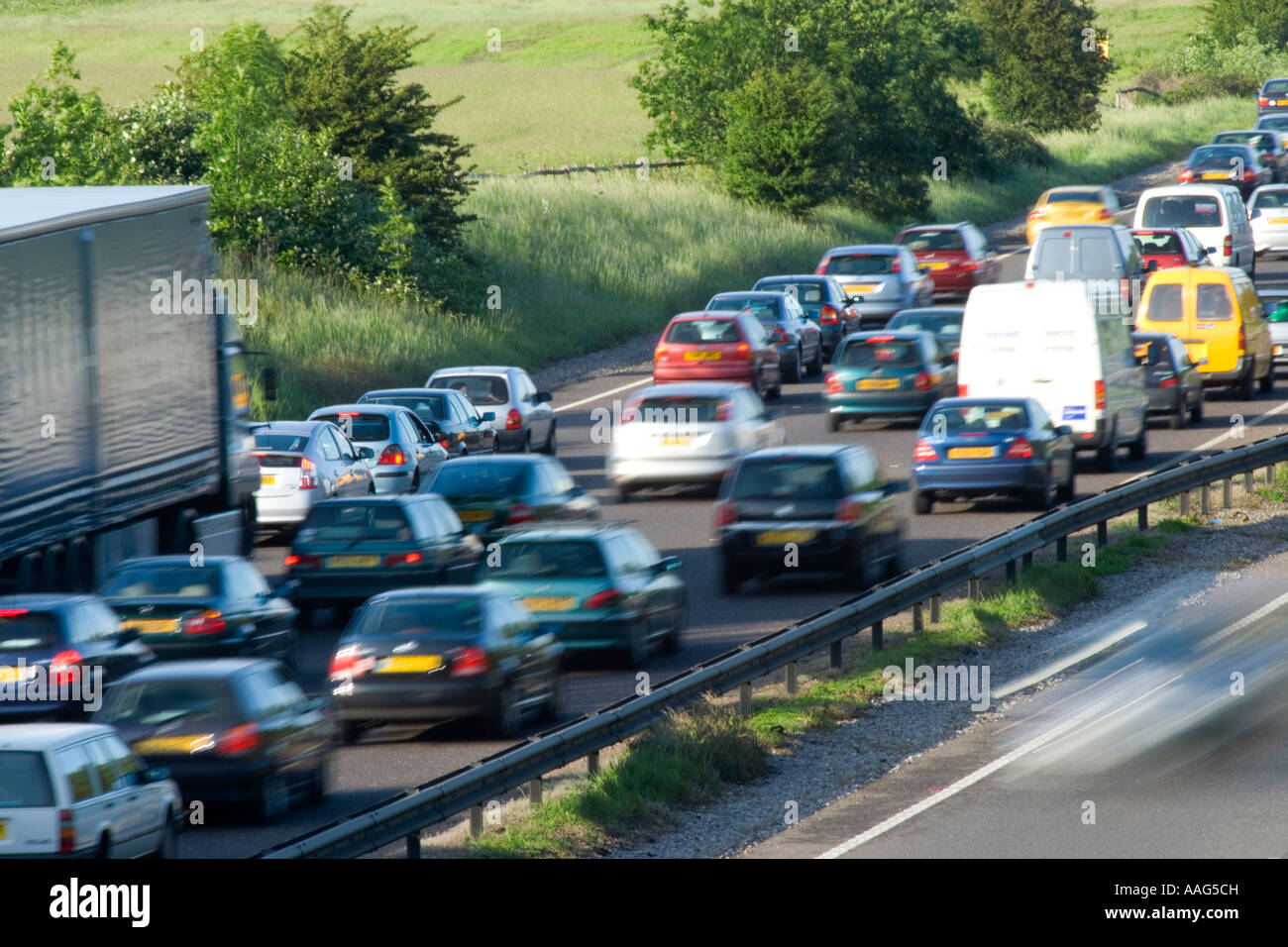 Traffic jam on the a3 motorway hi-res stock photography and images - Alamy