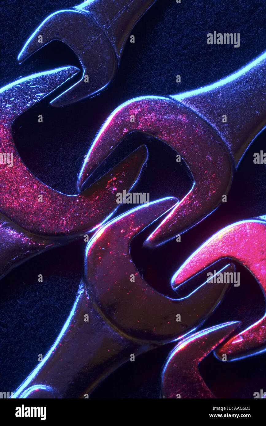 Close up of mechanical tools Stock Photo - Alamy