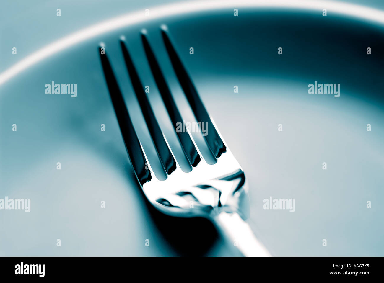 Silver plated knife fork on hi-res stock photography and images - Alamy