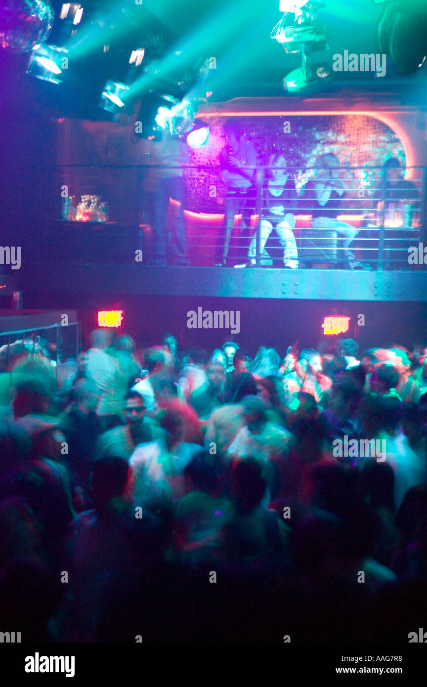 People dance at Pacha Club in New York City USA 18 April 2006 Stock ...