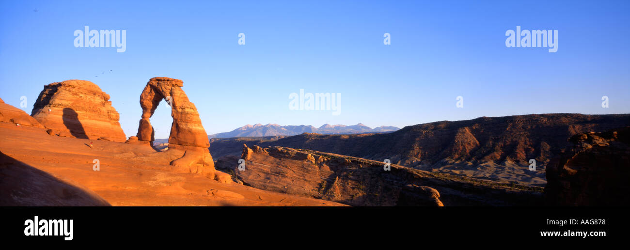 Delicate Arch in Arches National Park Utah Panoramic Stock Photo - Alamy