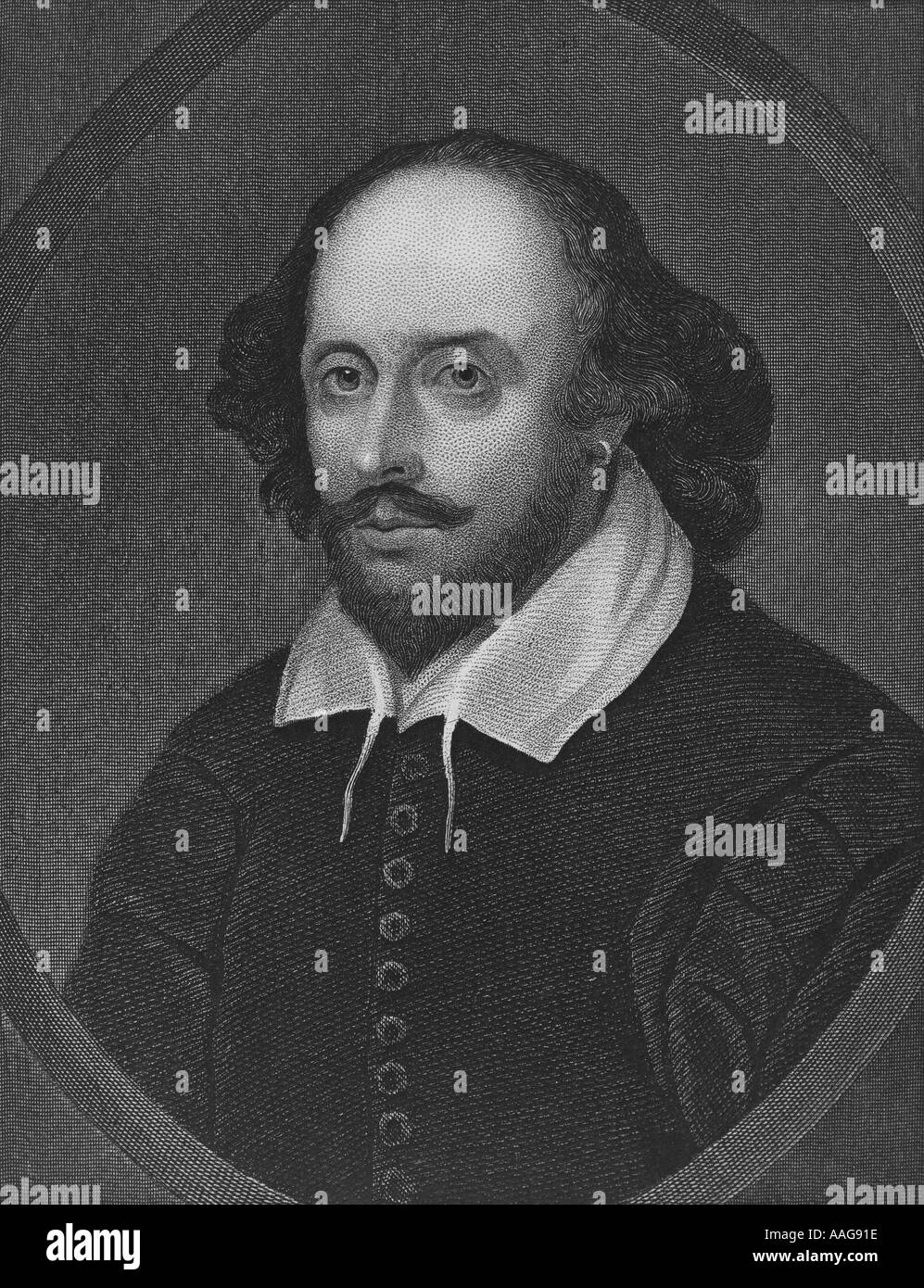 William Shakespeare portrait 1564 1616 Stock Photo - Alamy