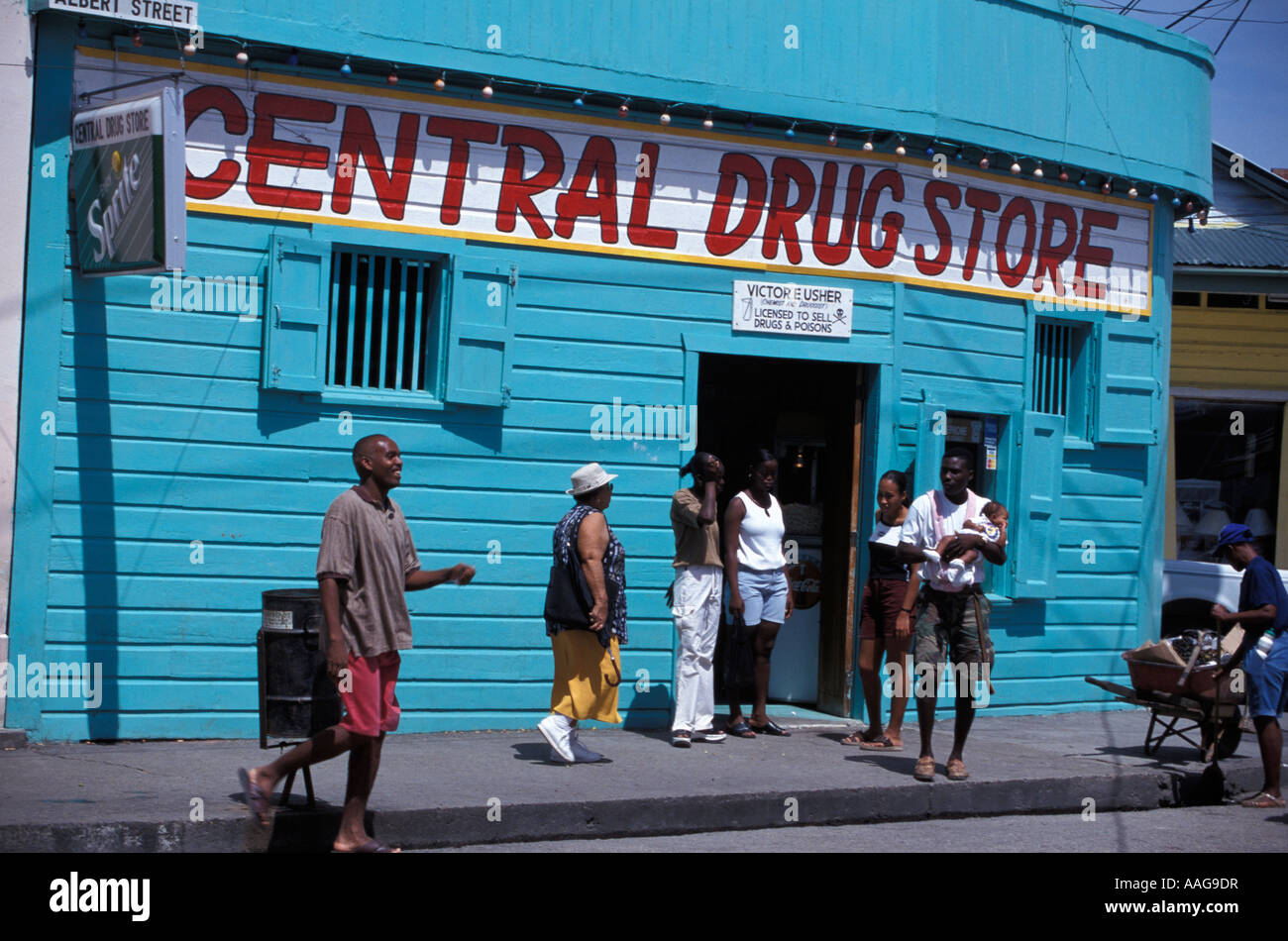 Shop Belize City Belize Caribbean Stock Photo - Alamy