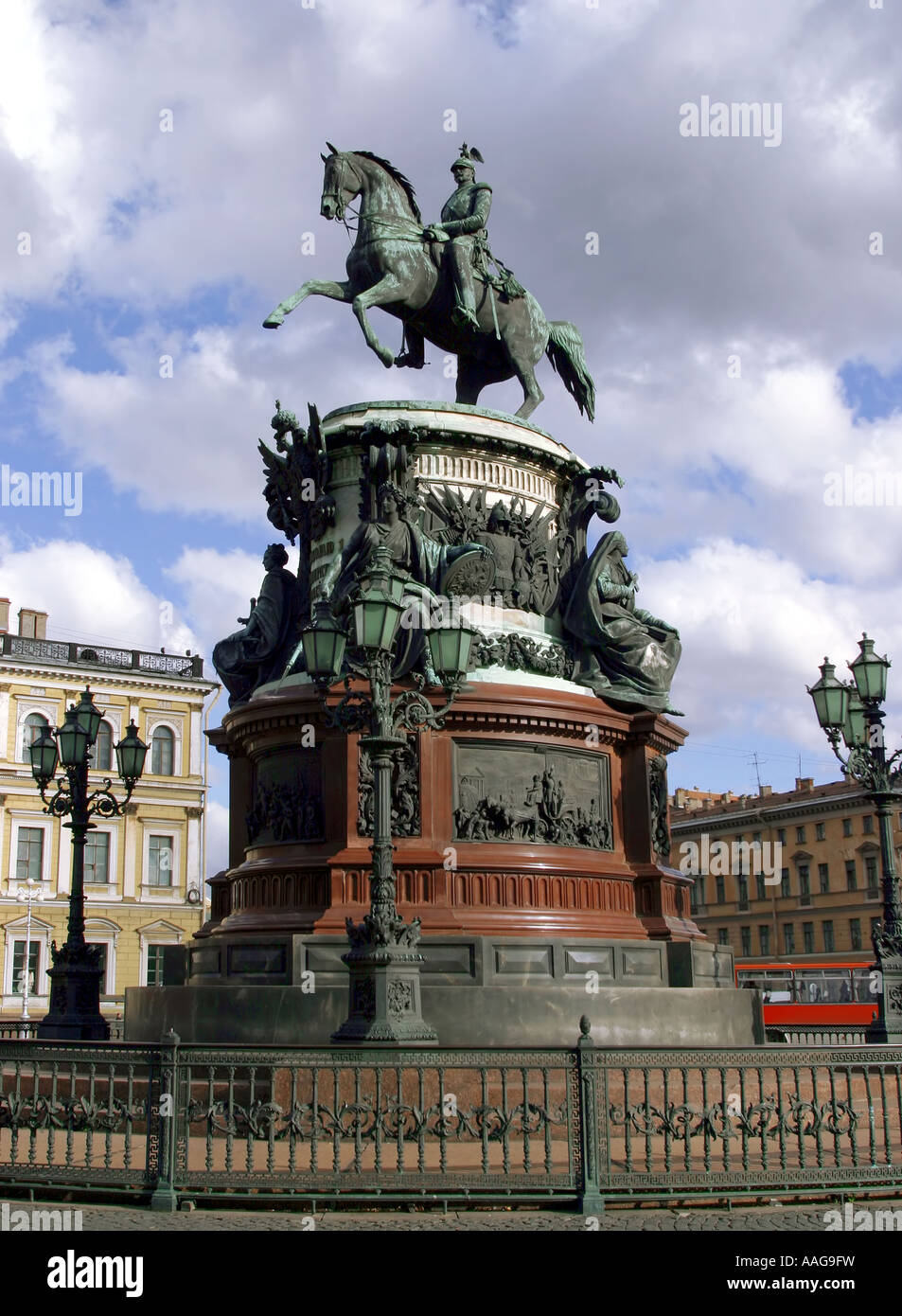 Saint Petersburg Monument of Nicholas the First Stock Photo - Alamy