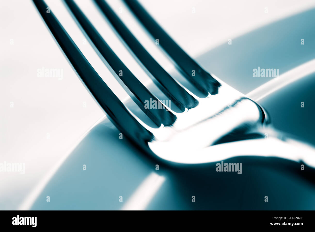 Silver plated knife fork on hi-res stock photography and images - Alamy