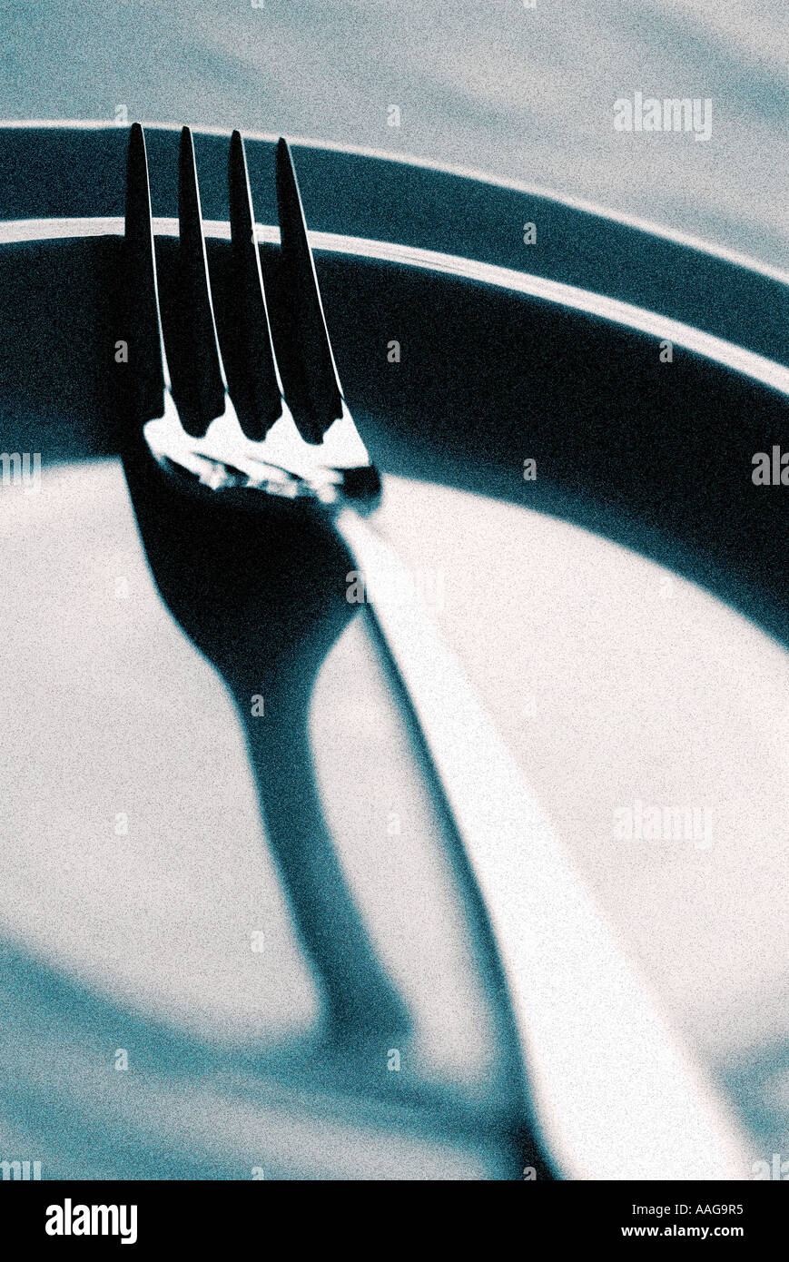 Silver plated knife fork on hi-res stock photography and images - Alamy