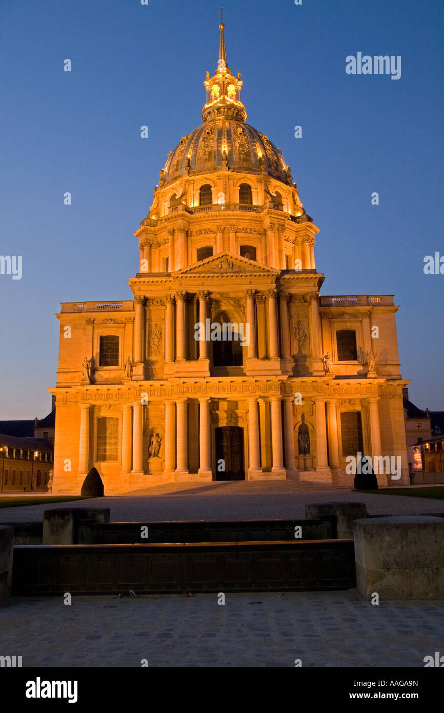 Golden Dome Hotel des Invalides Paris France Stock Photo - Alamy