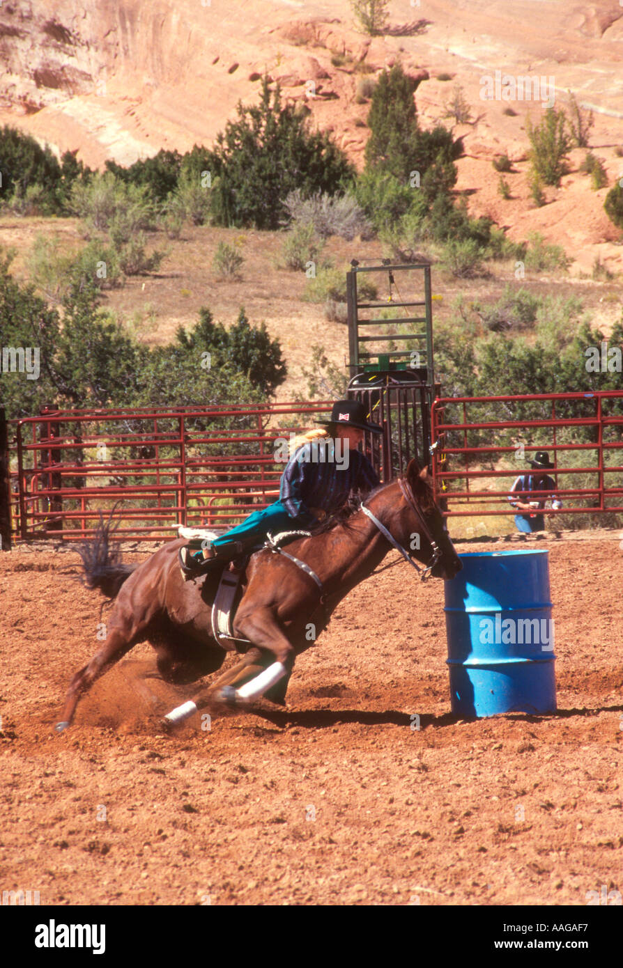 Cowgirl barrel racer hi-res stock photography and images - Alamy