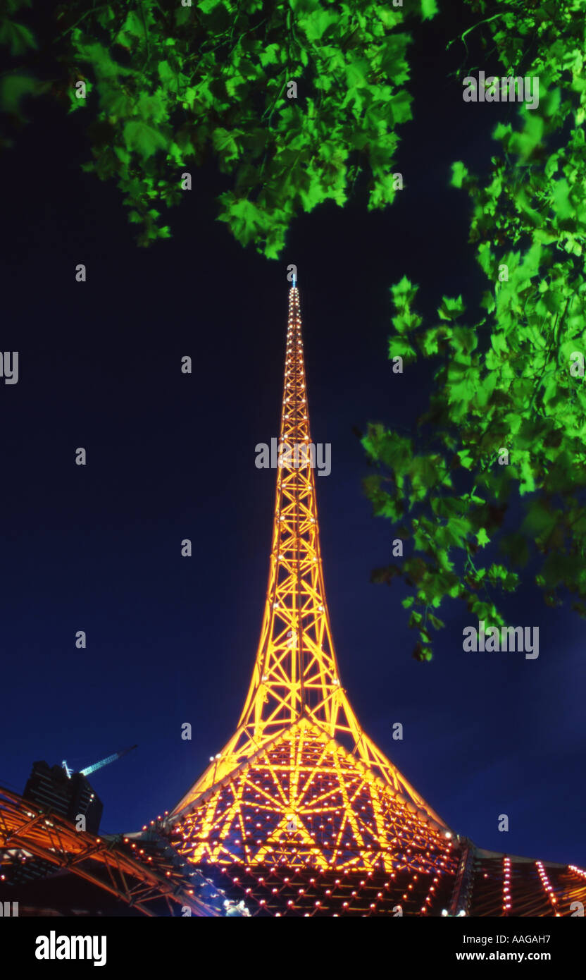 Victorian Arts Centre Spire Melbourne Victoria Australia Stock Photo ...