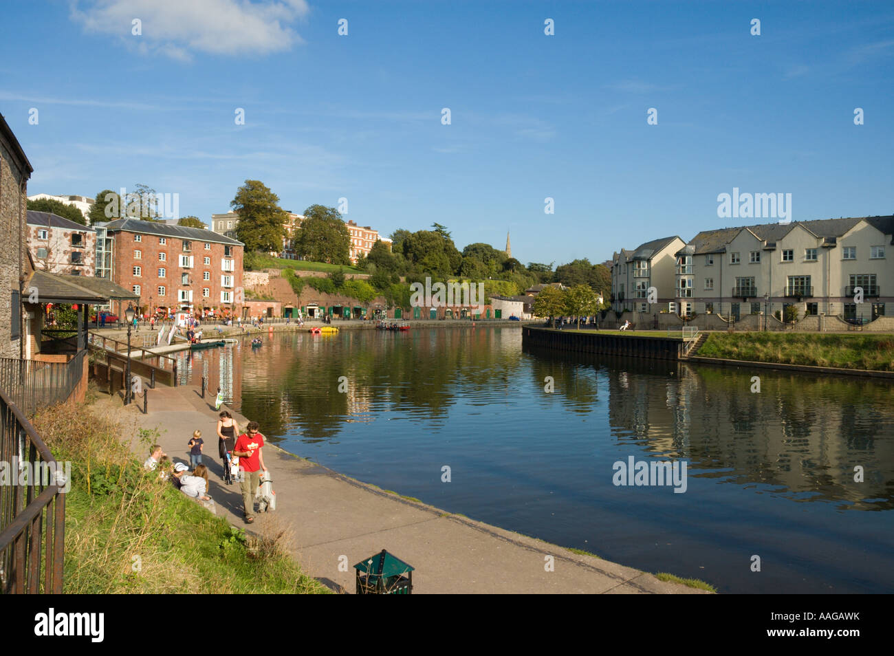 Exeter Quay Exeter Devon GB Stock Photo - Alamy