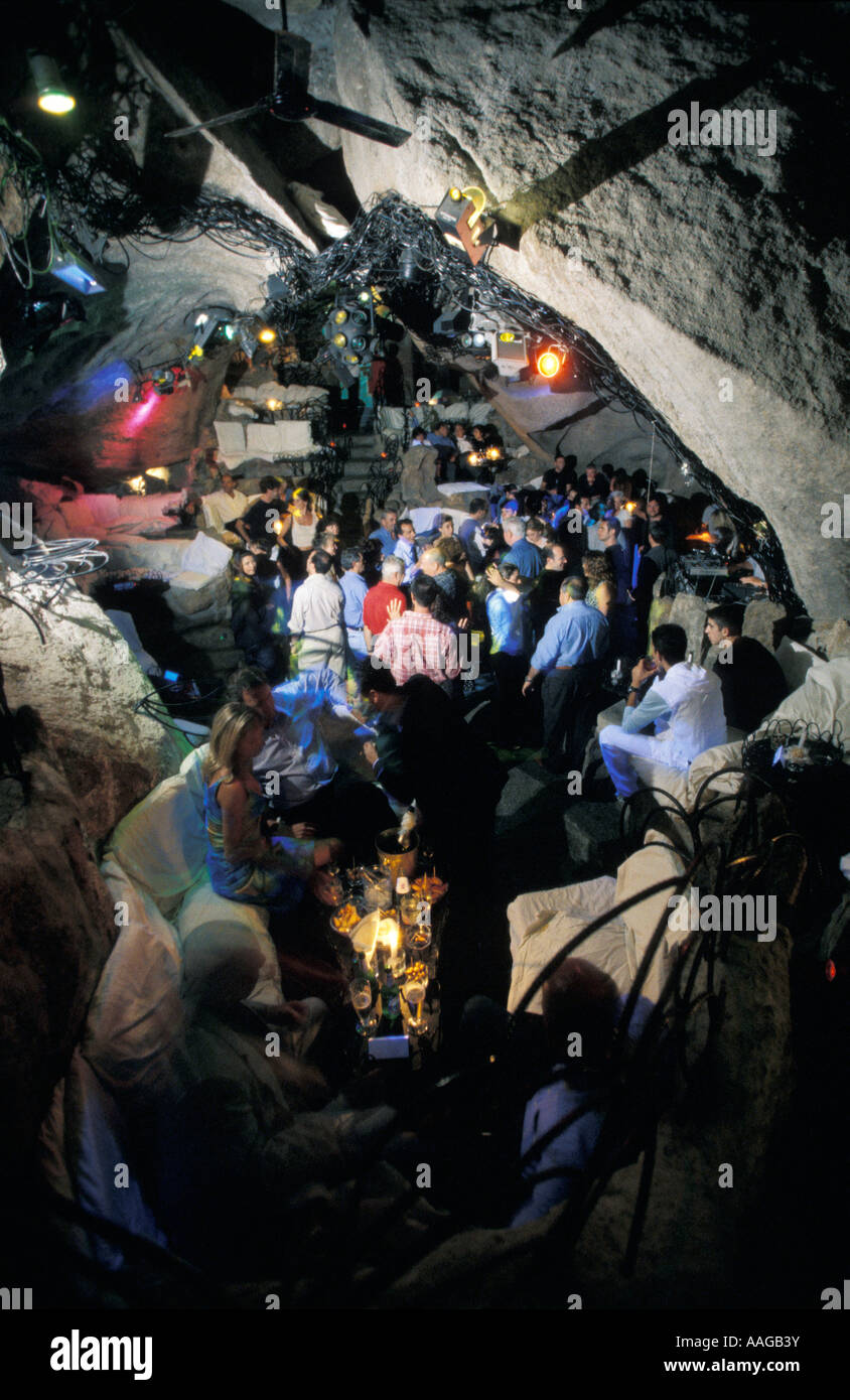 People dancing in Disco Ritual Baia Sardinia Costa Smeralda Gallura ...