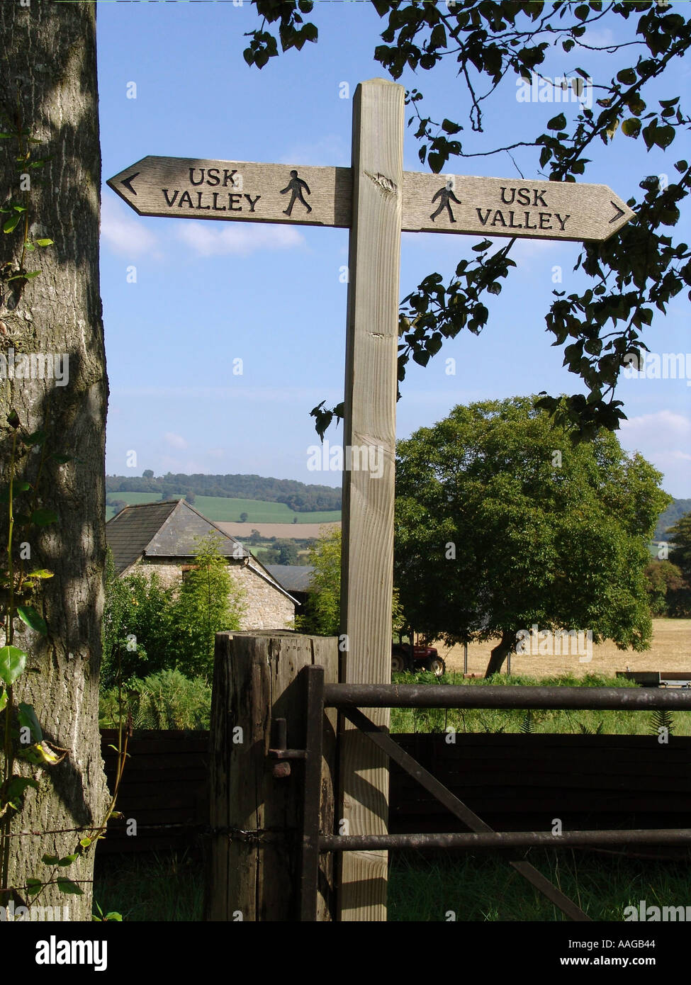 Usk Valley Walk Near Usk High Resolution Stock Photography and Images ...