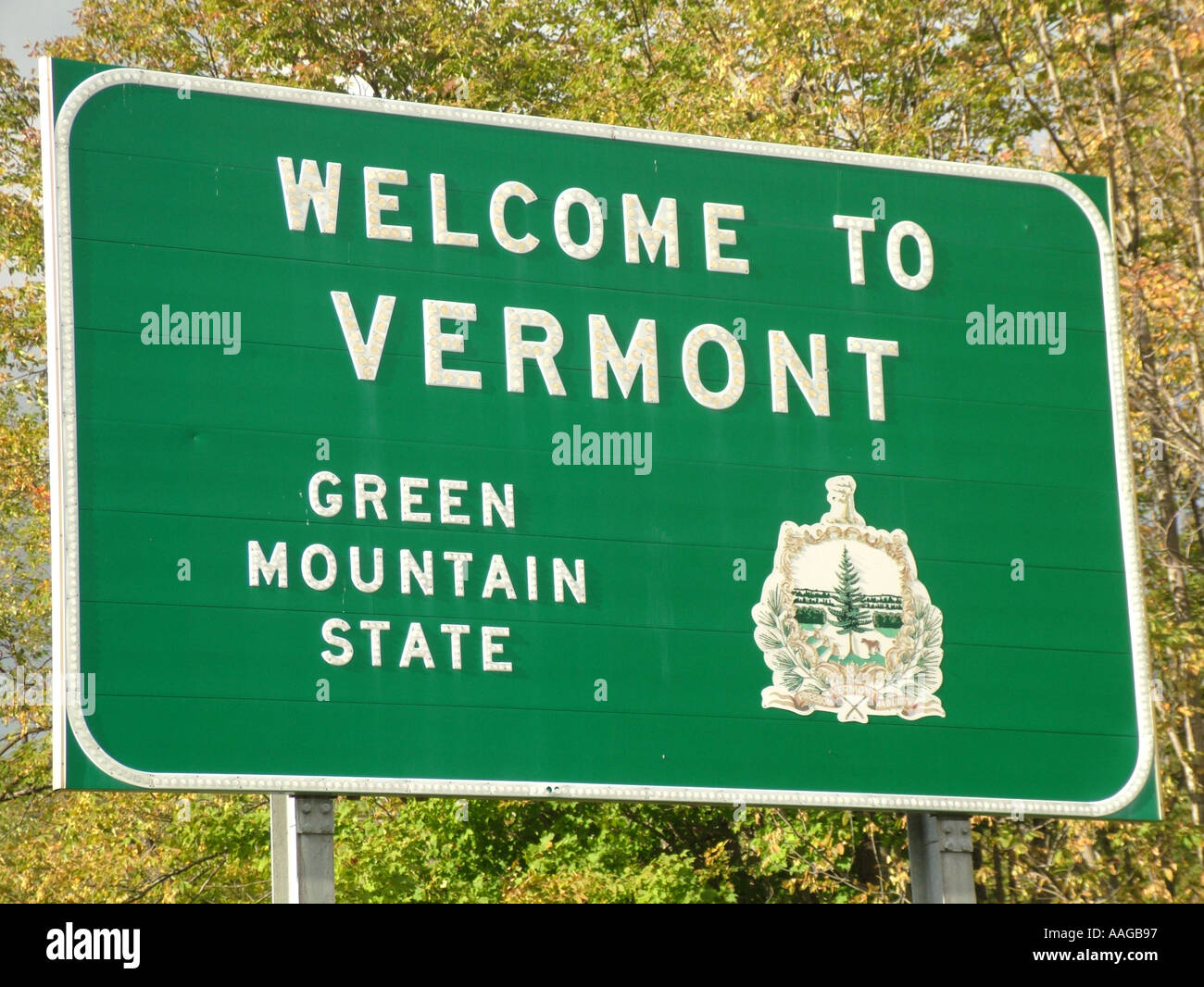 Welcome vermont sign hi-res stock photography and images - Alamy