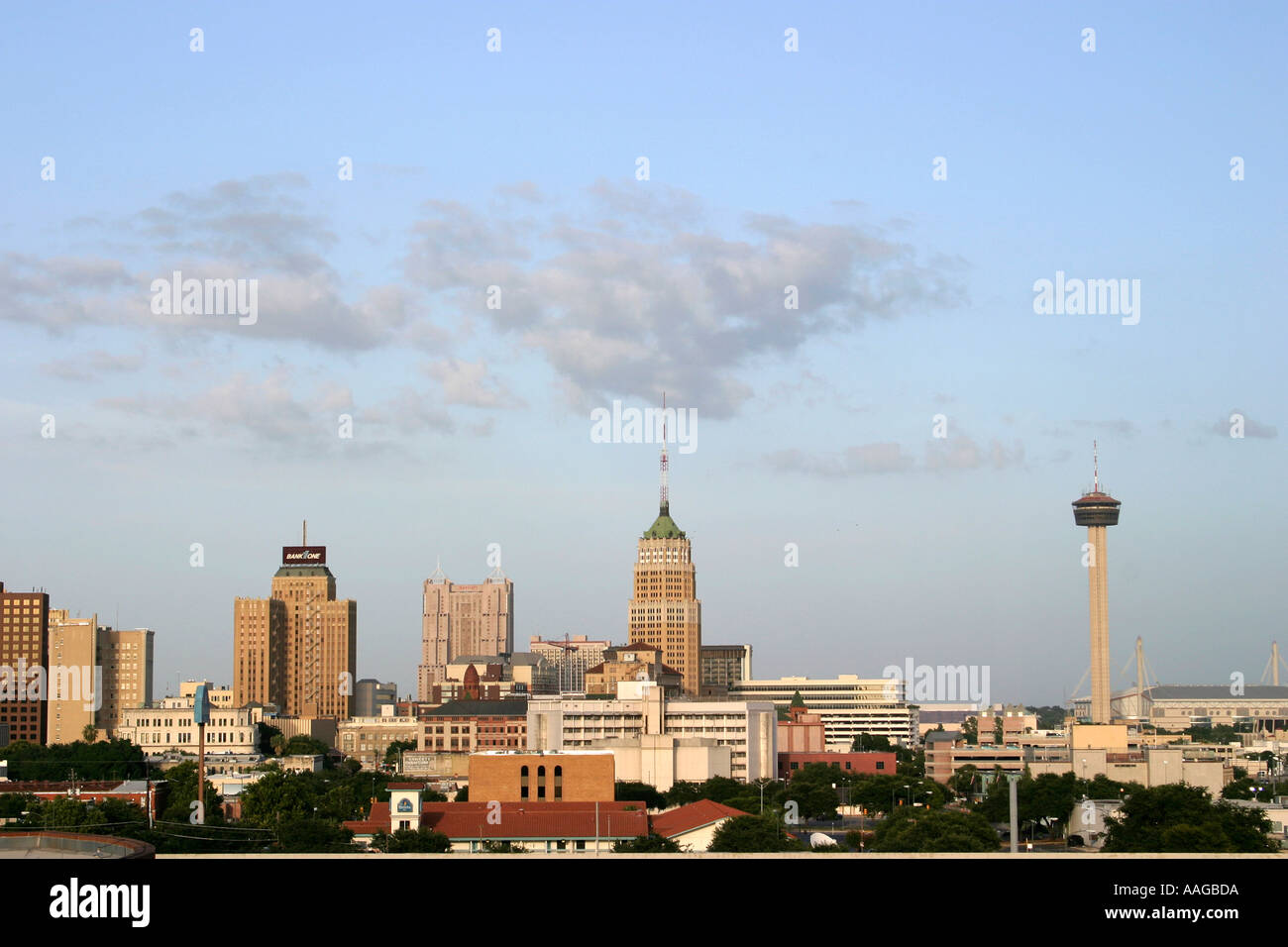 San Antonio Skyline Stock Photo - Alamy