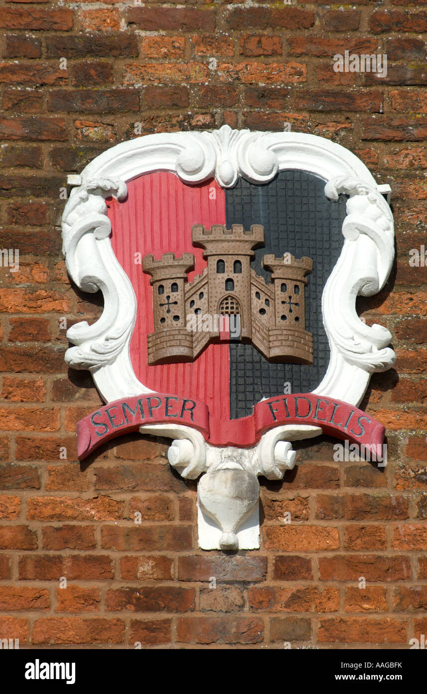 Coat of Arms Exeter Quay Exeter Devon GB Europe Stock Photo - Alamy