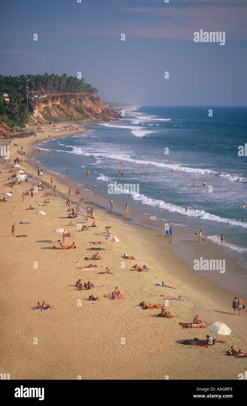 Varkala Beach Kerala India Stock Photo - Alamy