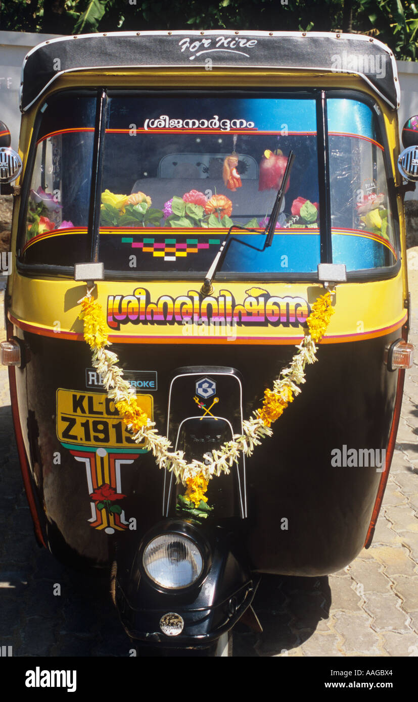 Autorickshaw Varkala Kerala India Stock Photo - Alamy