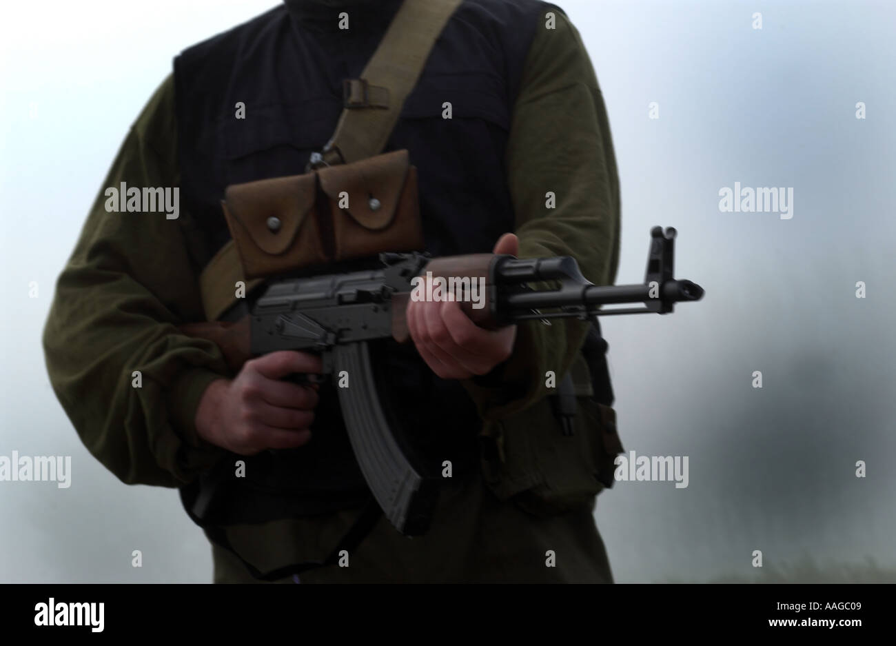 Terrorist balaclava kalashnikov hi-res stock photography and images - Alamy
