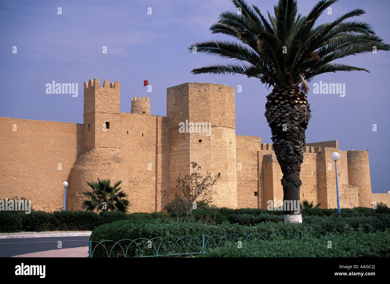 Islamic fortress Ribat Monastir Tunesia Stock Photo - Alamy