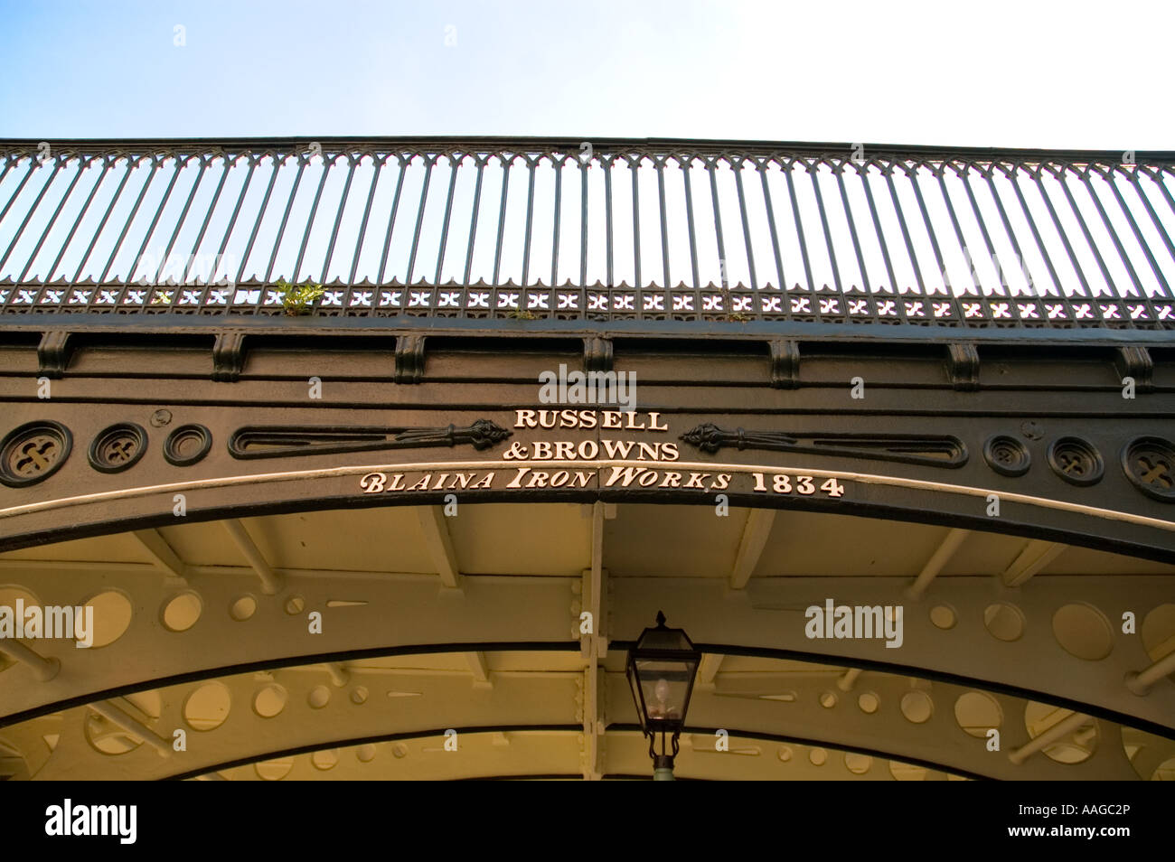 Iron Bridge Exeter Devon GB Stock Photo - Alamy