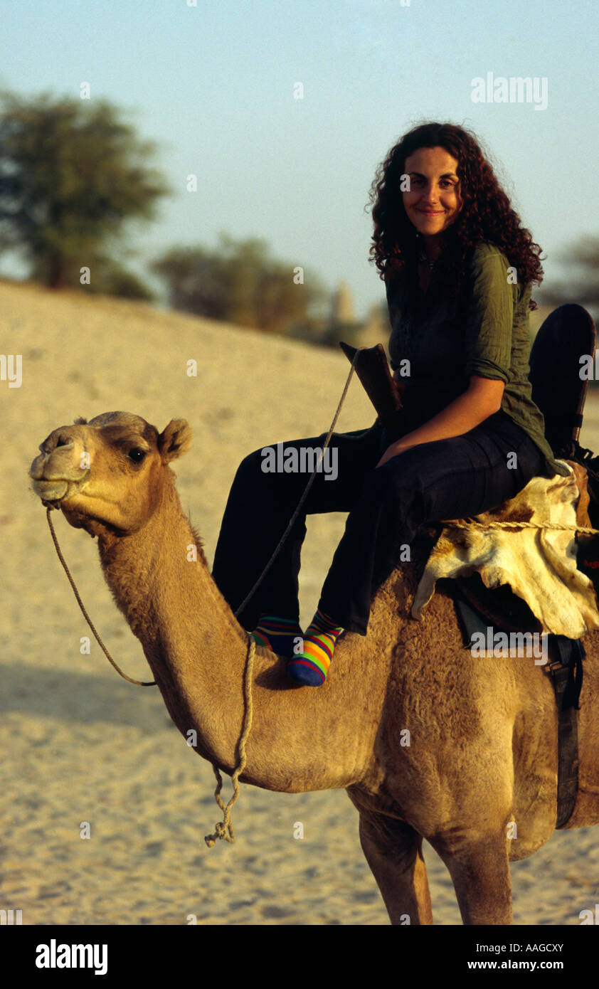 Camel trek - Timbuktu, Sahara desert, MALI Stock Photo - Alamy