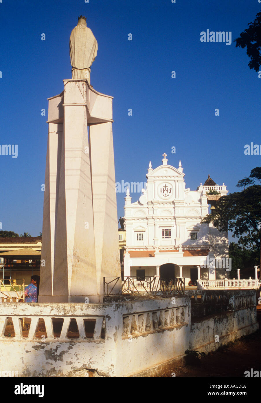 Church of Our Lady of Mercy Colva Goa India Stock Photo - Alamy