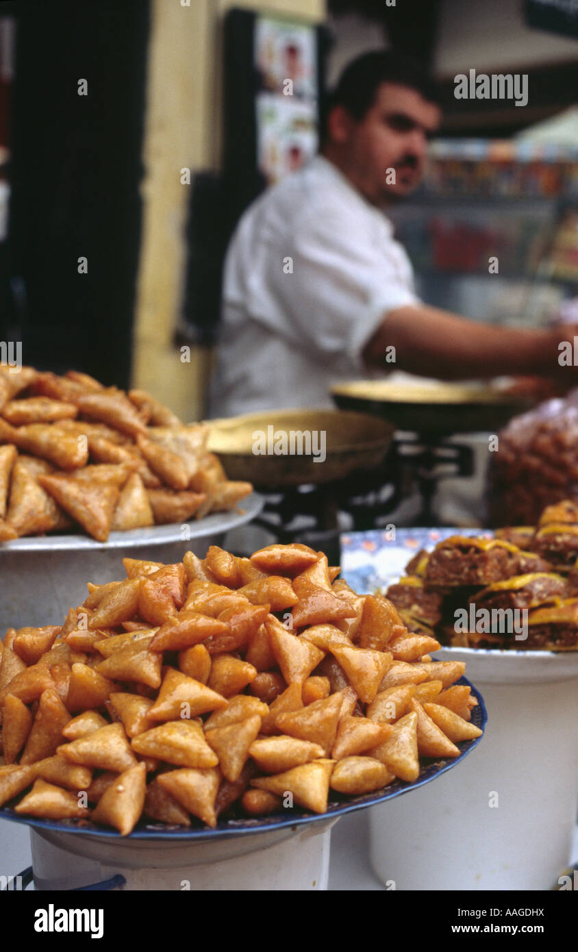 Moroccan sweets - Fez, MOROCCO Stock Photo - Alamy