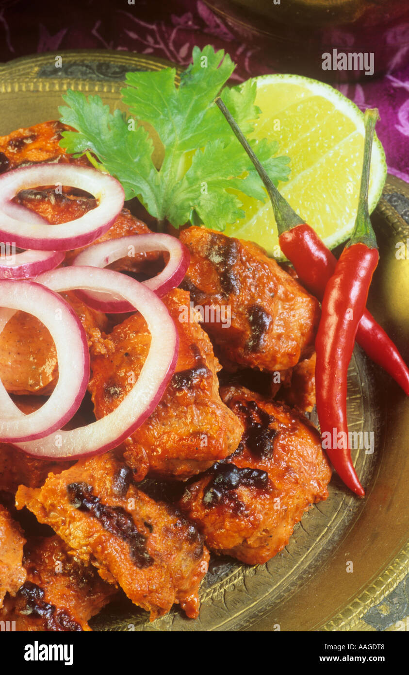 Chicken Tikka India Stock Photo - Alamy