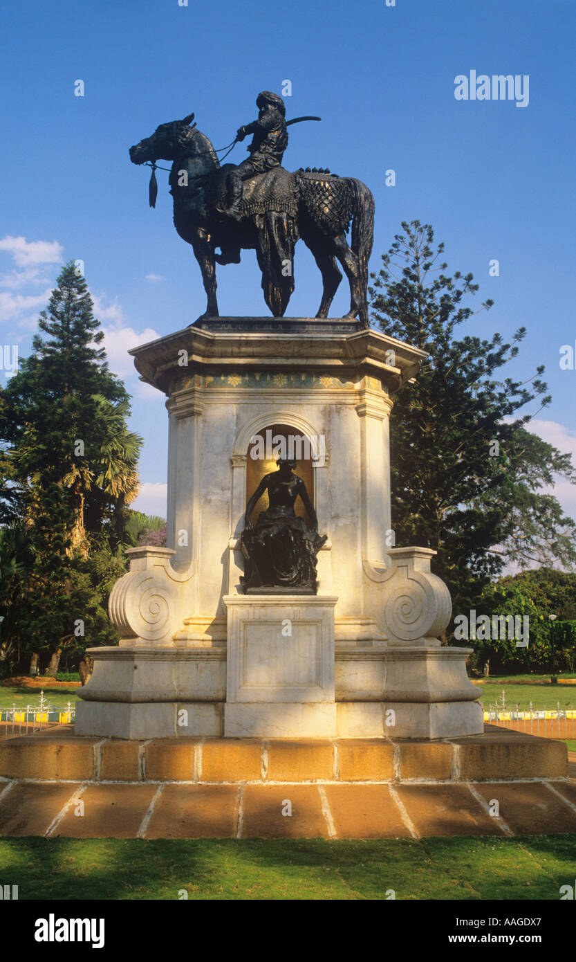 Maharaja of Mysore statue Lalbagh Gardens Bangalore Karnataka India ...