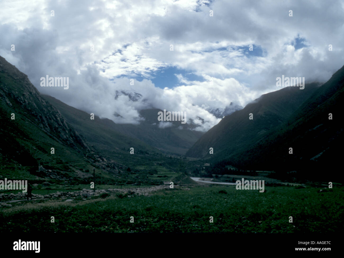 Chitkul Sangla Valley Himachal Pradesh India Stock Photo - Alamy