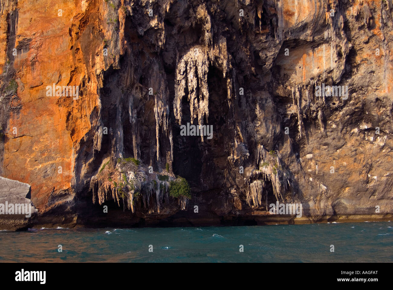 Princess Cave Hat Phra Nang Railay Thailand South East Asia Stock Photo ...