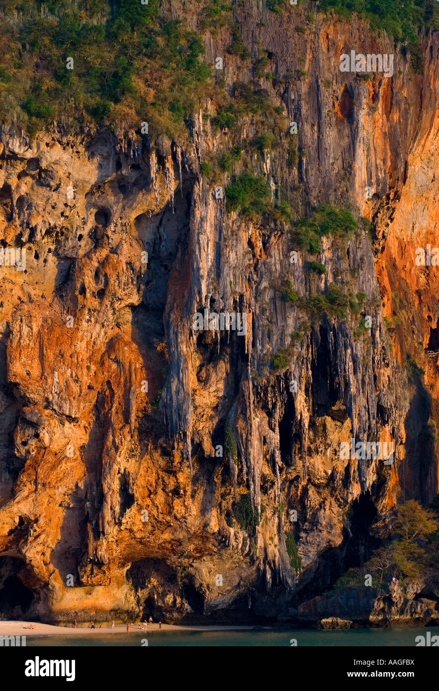 Princess Cave Hat Phra Nang Railay Thailand South East Asia Stock Photo ...
