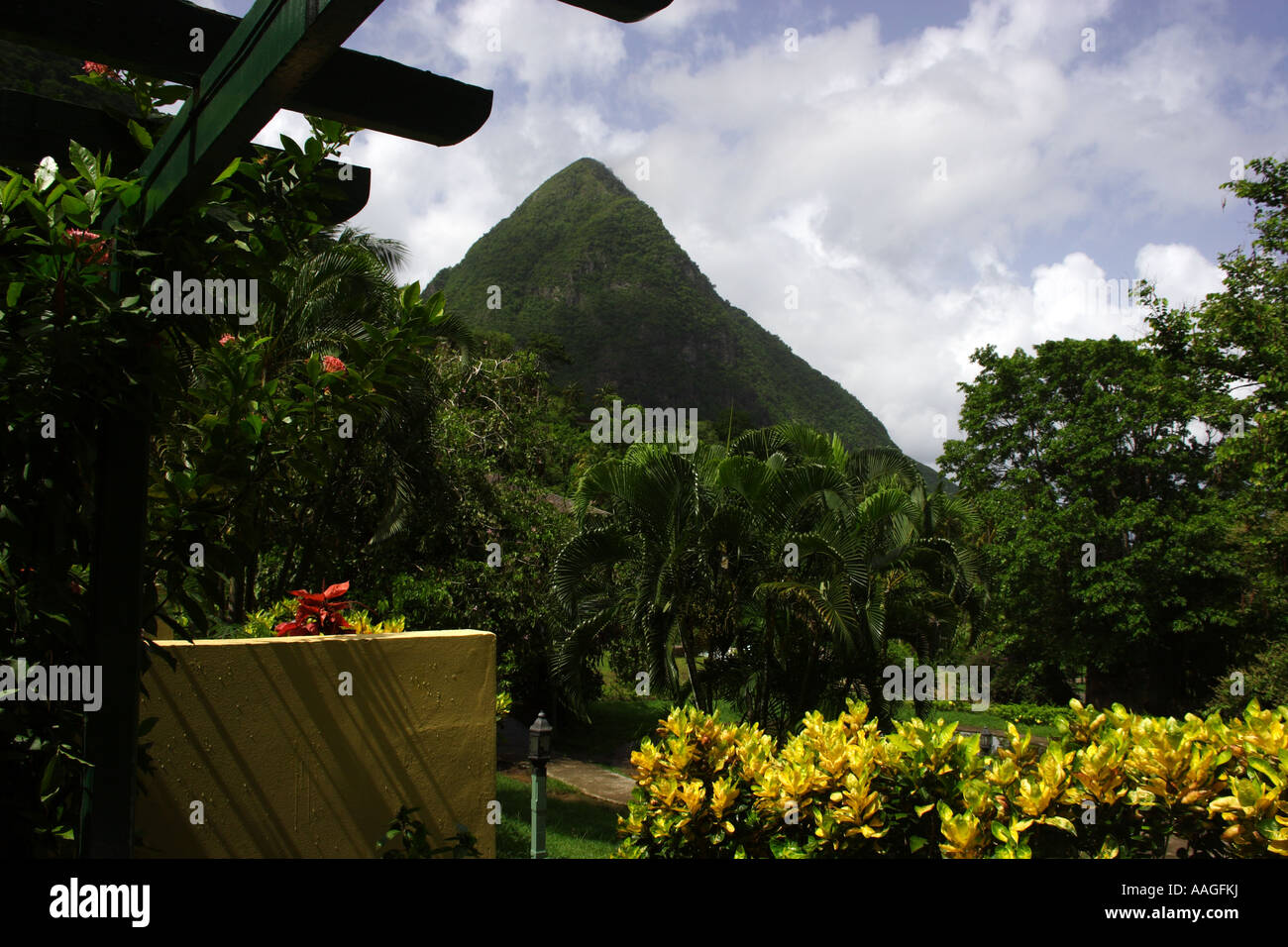 Gros Piton, St Lucia Stock Photo - Alamy
