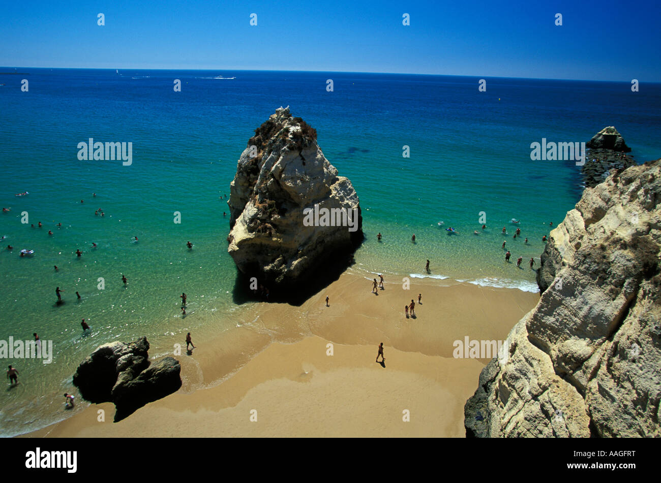 Aerial view praia da rocha hi-res stock photography and images - Alamy