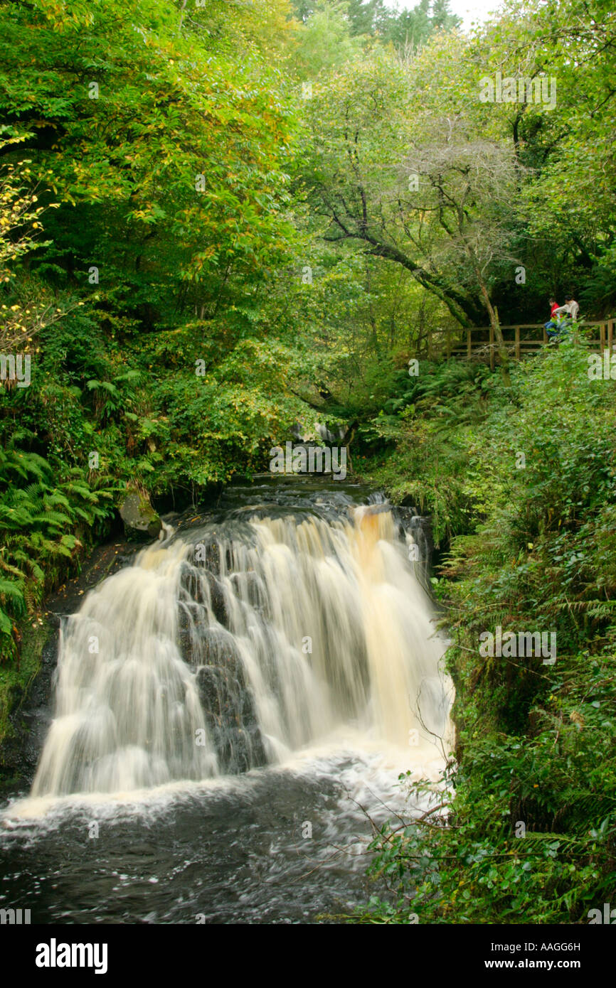 waterfall in the Glens of Antrim in Northern Ireland Stock Photo - Alamy