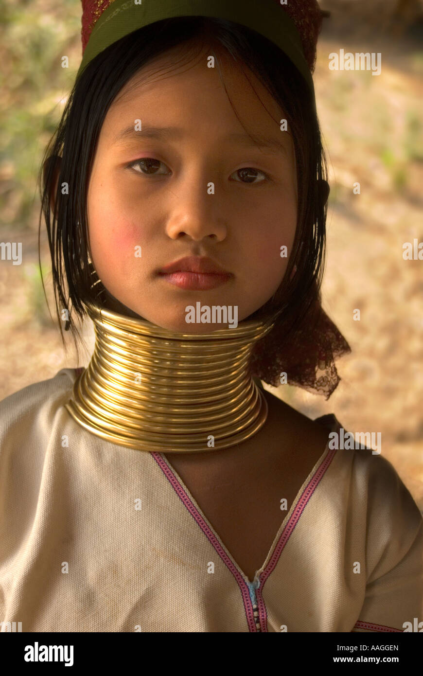 Long Neck Tribes person Chiang Mai Thailand South East Asia Stock Photo ...