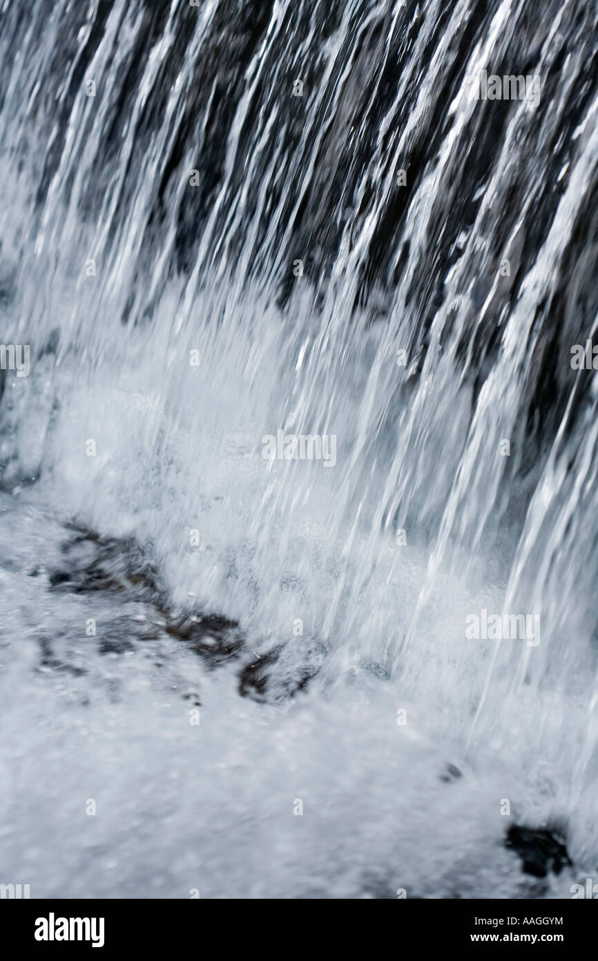 Detail of Waterfall Stock Photo - Alamy