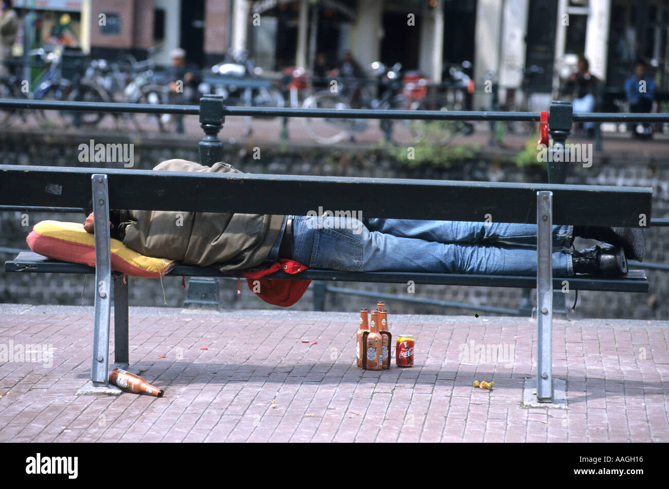 Amsterdam homeless man hi-res stock photography and images - Alamy