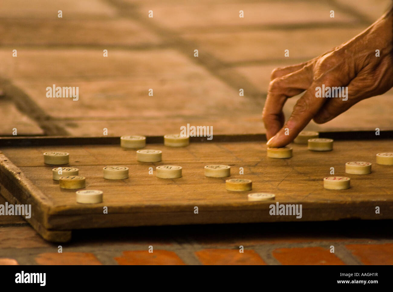 Checkers Game Hanoi Vietnam South East Asia Stock Photo - Alamy
